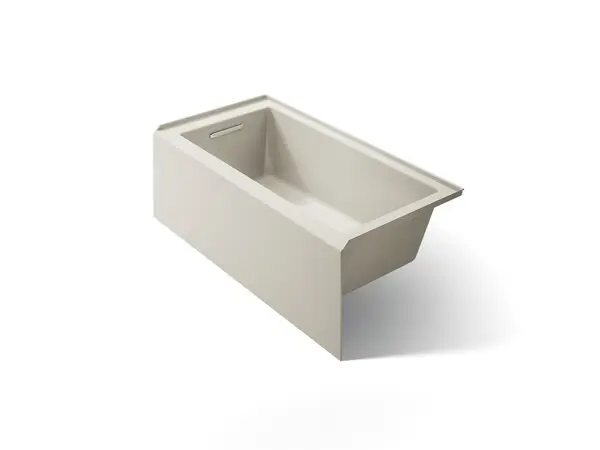KOHLER Underscore 60" X 30" Alcove Bath, Left Drain - One-color