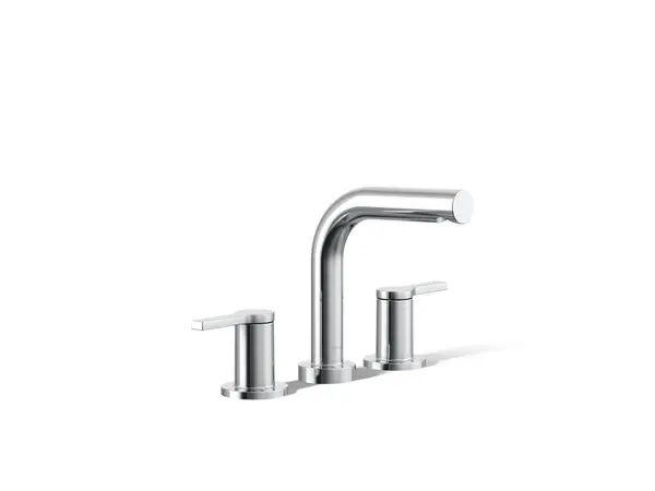 KOHLER Elate Deck-mount Bath Faucet Trim - Polished Chrome