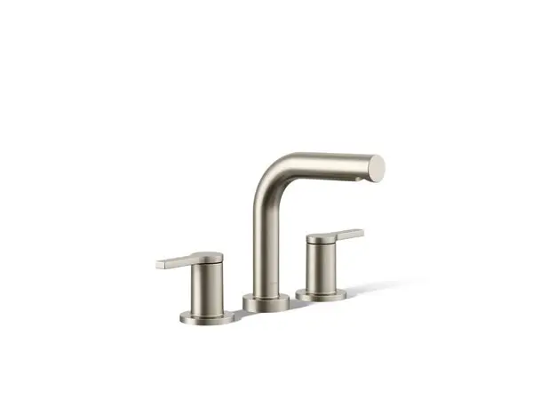 KOHLER Elate Deck-mount Bath Faucet Trim - Vibrant Brushed Nickel