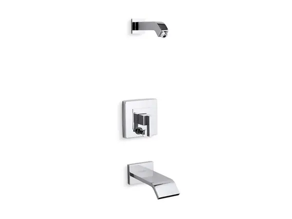 KOHLER Loure Rite-temp Bath And Shower Trim Kit With Push-button Diverter, Without Showerhead - One-color
