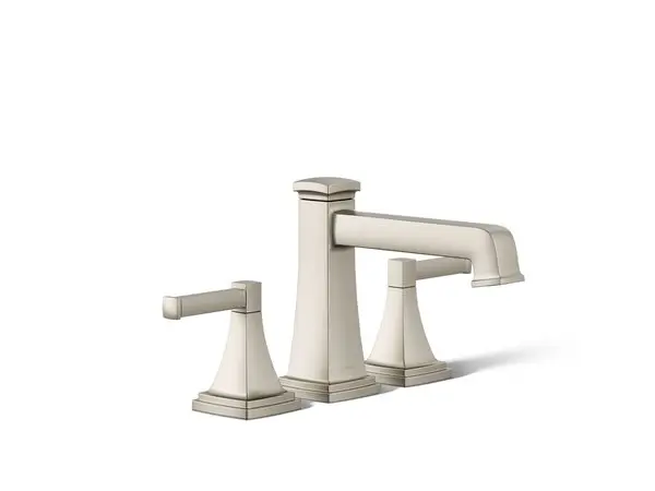 KOHLER Riff Deck-mount Bath Faucet Trim With Diverter - Vibrant Brushed Nickel