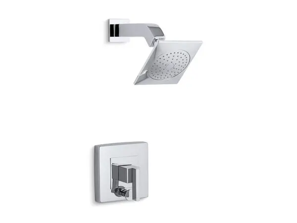 KOHLER Loure Rite-temp Shower Trim Kit With Push-button Diverter, 2.5 Gpm - One-color
