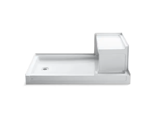 KOHLER Tresham 60" X 36" Alcove Shower Base, Left Drain - One-color