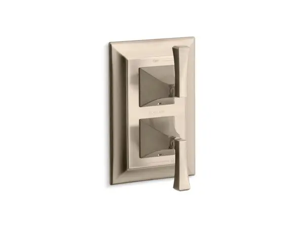 KOHLER Memoirs Stately Mastershower Temperature And Volume Control Valve Trim - Vibrant Brushed Bronze
