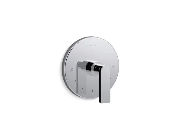 KOHLER Composed Mastershower Temperature Control Valve Trim With Lever Handle - Polished Chrome