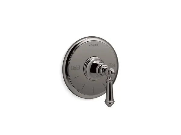 KOHLER Artifacts Mastershower Temperature Control Valve Trim With Lever Handle - Vibrant Titanium