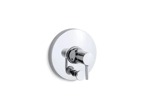 KOHLER Toobi Rite-temp Valve Trim With Push-button Diverter - Polished Chrome