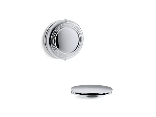 KOHLER Pureflo Traditional Rotary-turn Bath Drain Trim - One-color