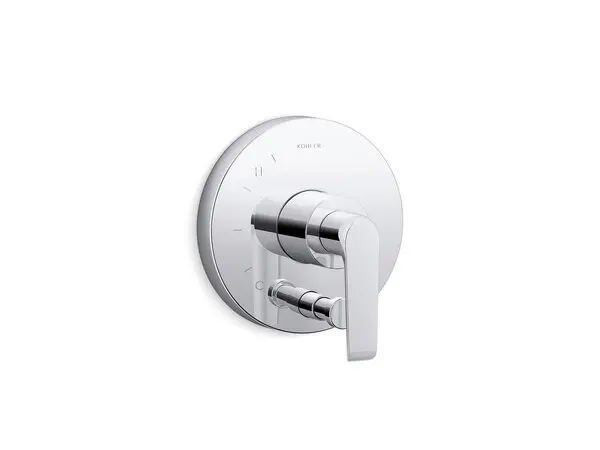 KOHLER Avid Rite-temp Valve Trim With Push-button Diverter - One-color
