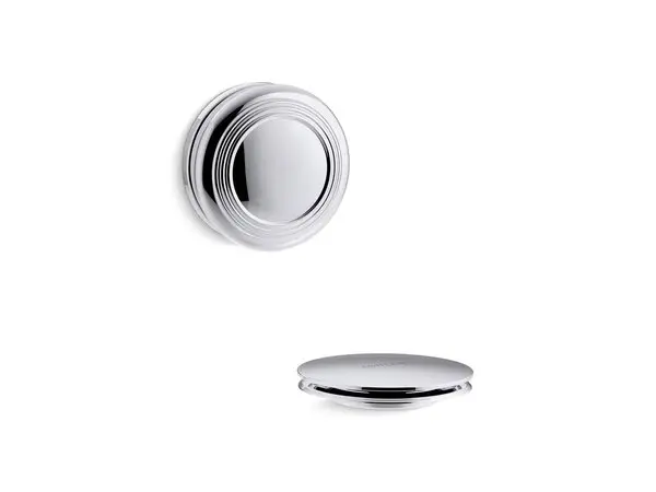 KOHLER Pureflo Traditional Push-button Bath Drain Trim - One-color