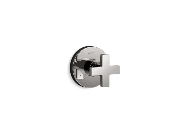 KOHLER Composed Mastershower Transfer Valve Trim With Cross Handle - Vibrant Titanium