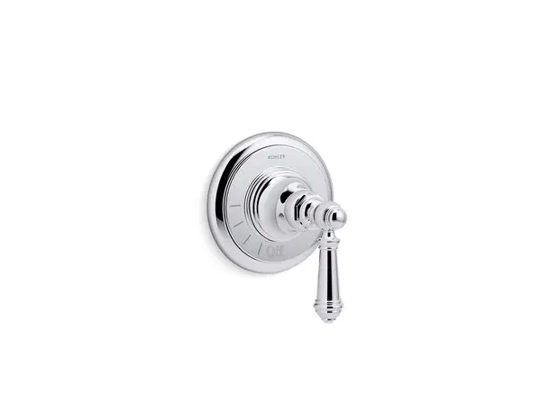 KOHLER Artifacts Mastershower Volume Control Valve Trim With Lever Handle - Polished Chrome