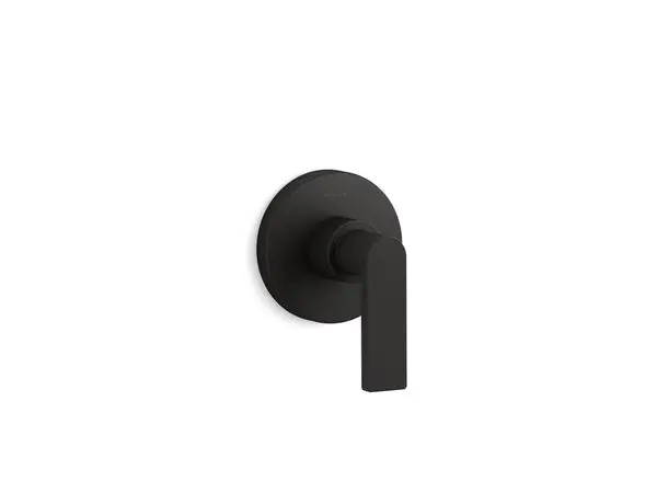 KOHLER Composed Mastershower Transfer Valve Trim With Lever Handle - Matte Black