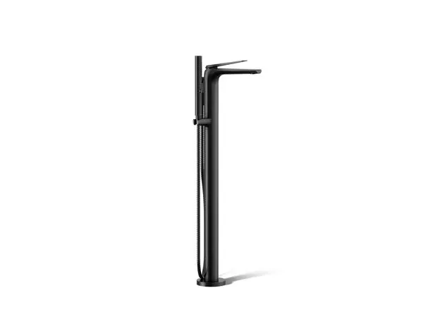 KOHLER Avid Floor-mount Bath Filler Trim - Matte Black