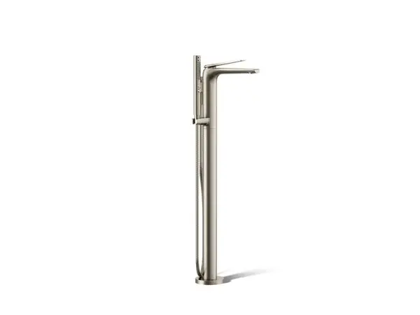 KOHLER Avid Floor-mount Bath Filler Trim - Vibrant Brushed Nickel