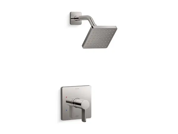 KOHLER Parallel Rite-temp Shower Trim Kit,1.75 Gpm - Vibrant Titanium