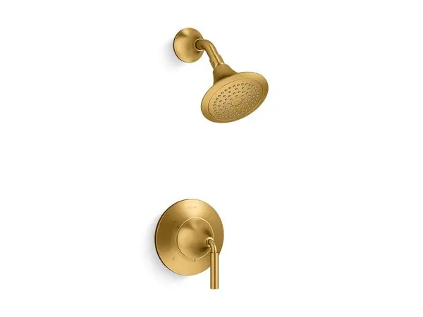KOHLER Tone Rite-temp Shower Trim Kit, 2.5 Gpm - Vibrant Brushed Moderne Brass