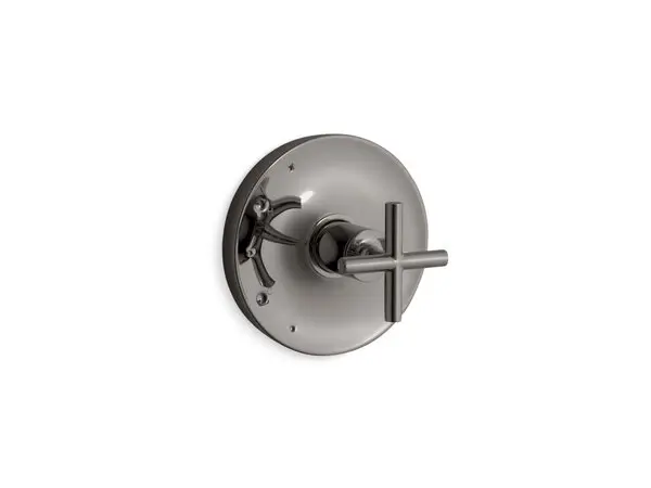 KOHLER Purist Rite-temp Valve Trim With Cross Handle - Vibrant Titanium