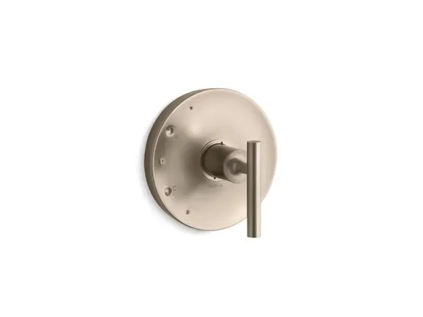 KOHLER Purist Rite-temp Valve Trim With Lever Handle - Vibrant Brushed Bronze
