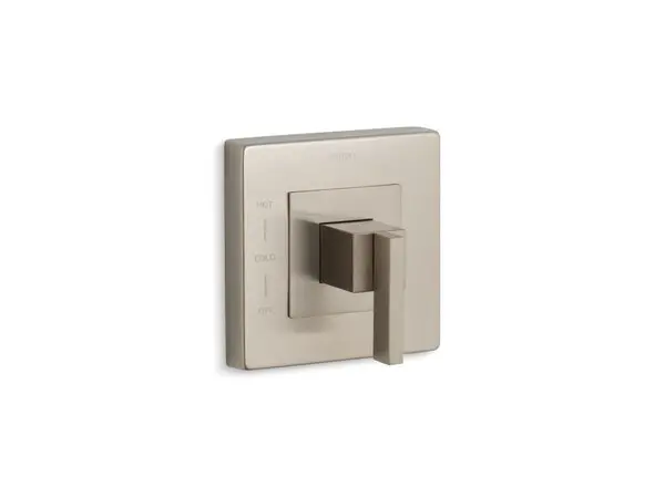 KOHLER Loure Rite-temp Valve Trim - Vibrant Brushed Nickel