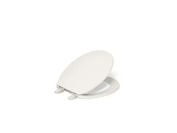 KOHLER Brevia Quiet-close Round-front Toilet Seat - Biscuit