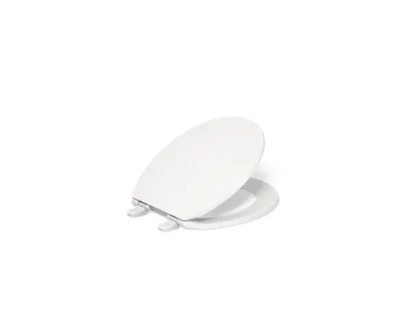 KOHLER Brevia Quiet-close Round-front Toilet Seat - White