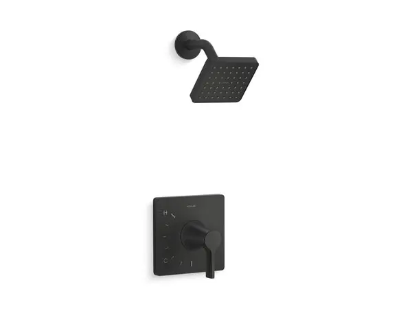 KOHLER Venza Rite-temp Shower Trim Kit, 1.75 Gpm - Matte Black