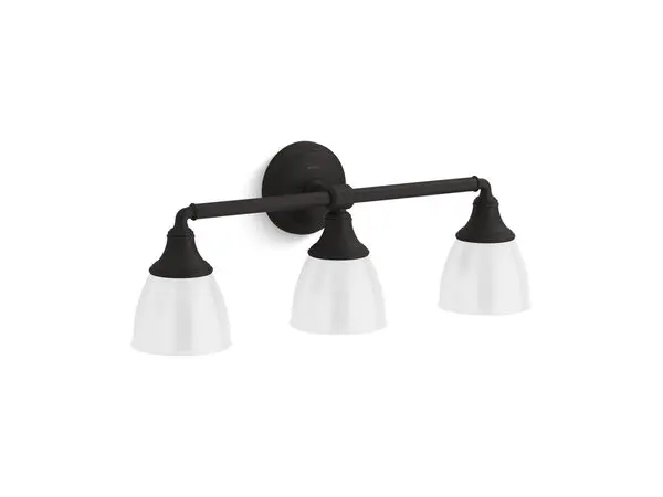 KOHLER Devonshire Three-light Sconce - Matte Black