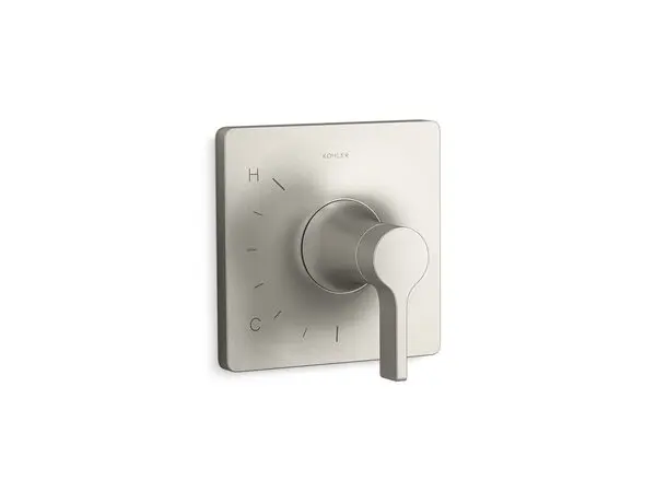 KOHLER Venza Rite-temp Valve Trim - Vibrant Brushed Nickel