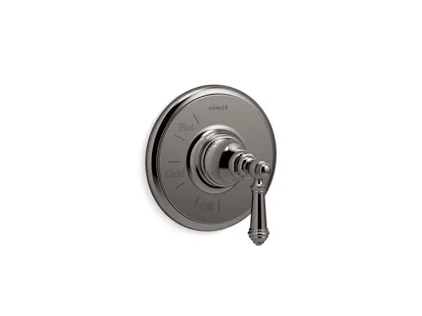 KOHLER Artifacts Rite-temp Valve Trim With Lever Handle - Vibrant Titanium