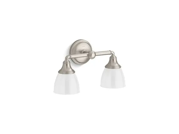 KOHLER Devonshire Two-light Sconce - Brushed Nickel