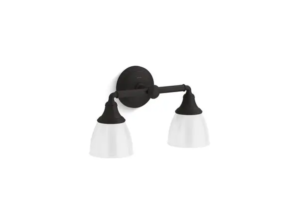 KOHLER Devonshire Two-light Sconce - Matte Black