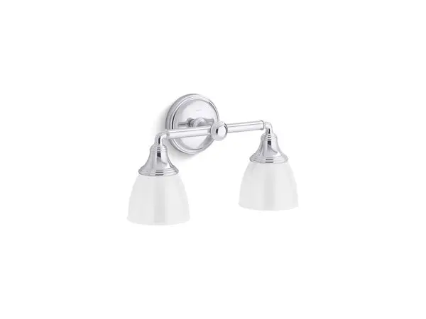 KOHLER Devonshire Two-light Sconce - Polished Chrome