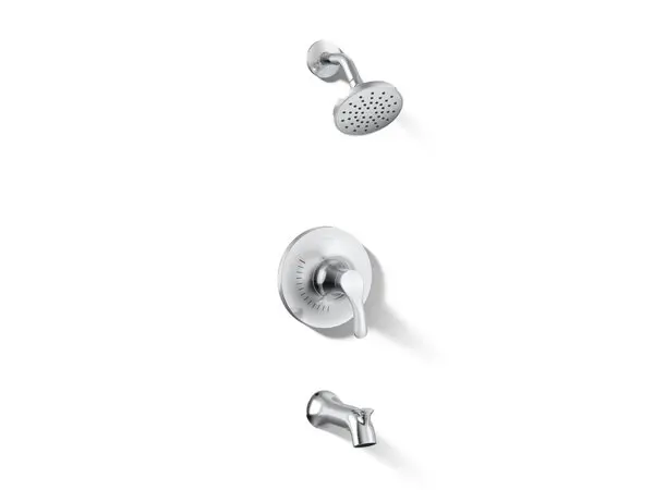 KOHLER Simplice Rite-temp Bath And Shower Trim Kit, 1.75 Gpm - Polished Chrome