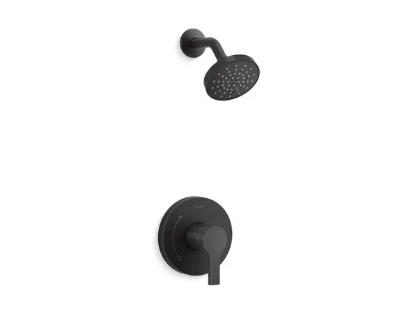 KOHLER Elate Rite-temp Shower Trim Kit, 1.5 Gpm - Matte Black