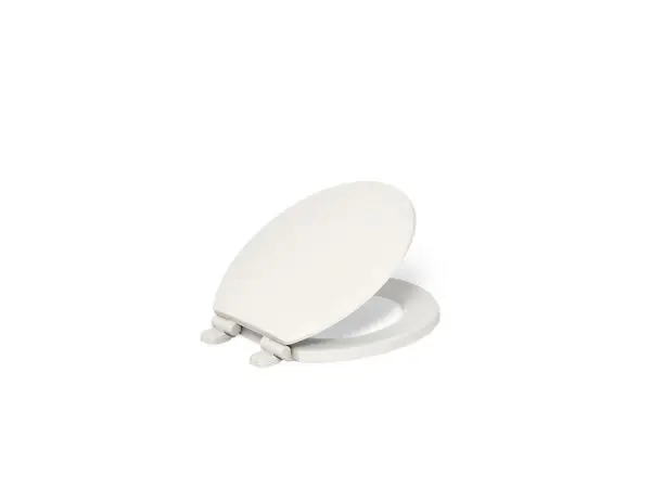 KOHLER Ridgewood Quiet-close Round-front Toilet Seat - Biscuit