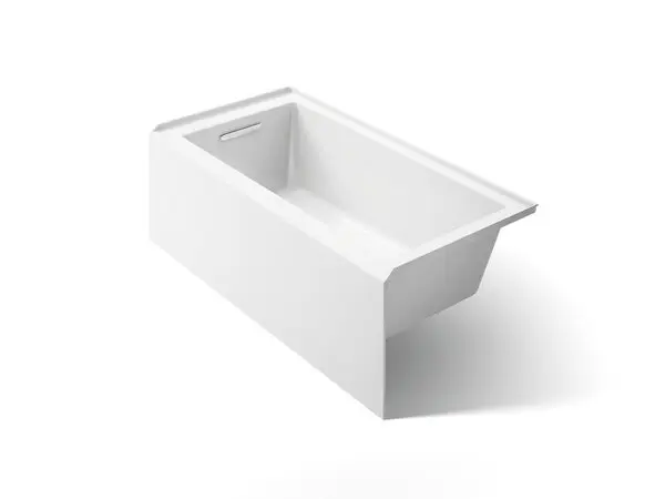 KOHLER Underscore 60" X 30" Alcove Bath With Integral Apron, Integral Flange, And Left-hand Drain - One-color