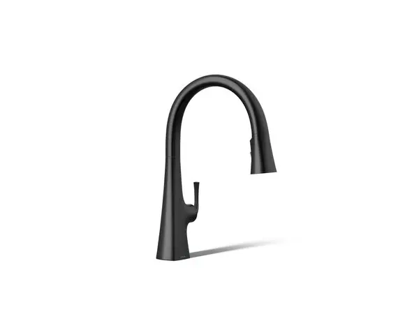 KOHLER Graze Touchless Pull-down Kitchen Sink Faucet With Konnect And Three-function Sprayhead - One-color
