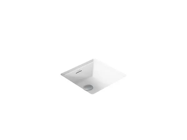 KOHLER Brazn 16-1/4" Square Undermount Bathroom Sink - One-color
