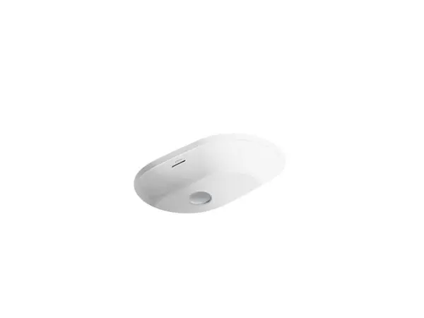 KOHLER Brazn 24-1/4" Oval Undermount Bathroom Sink - One-color