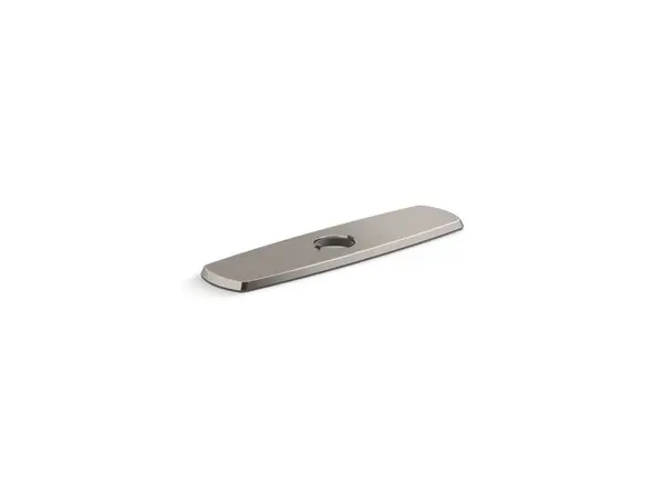 KOHLER Graze Three-hole Kitchen Faucet Escutcheon - Vibrant Stainless