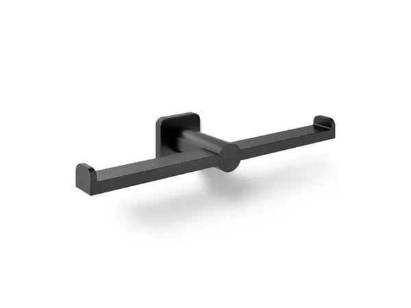 KOHLER Parallel Double Toilet Paper Holder - Matte Black