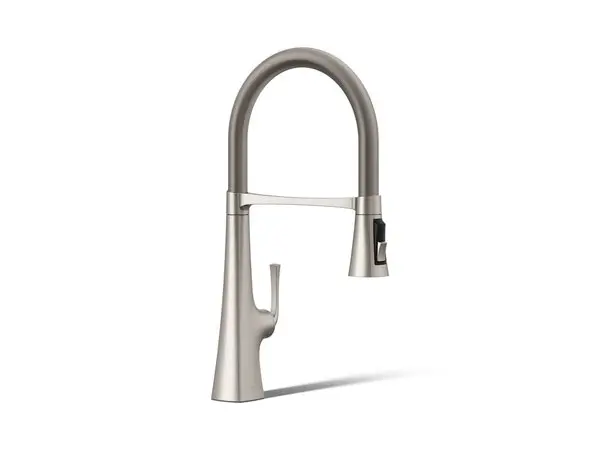 KOHLER Graze Semi-professional Kitchen Sink Faucet With Three-function Sprayhead - One-color