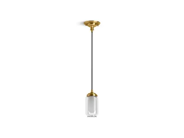 KOHLER Artifacts 4" Pendant - Brushed Moderne Brass