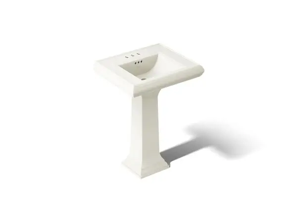 KOHLER Memoirs Classic 24-1/4" Rectangular Pedestal Bathroom Sink - One-color