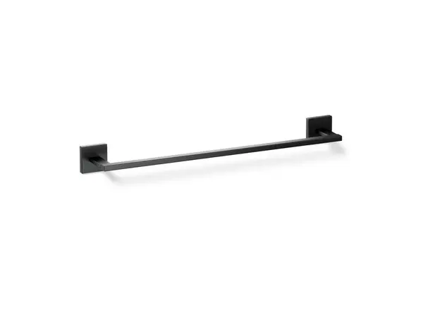 KOHLER Square 18" Towel Bar - Matte Black