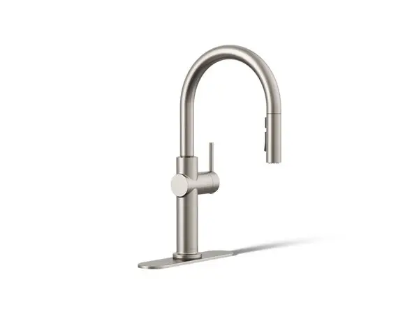 KOHLER Crue Pull-down Kitchen Sink Faucet With Three-function Sprayhead - One-color