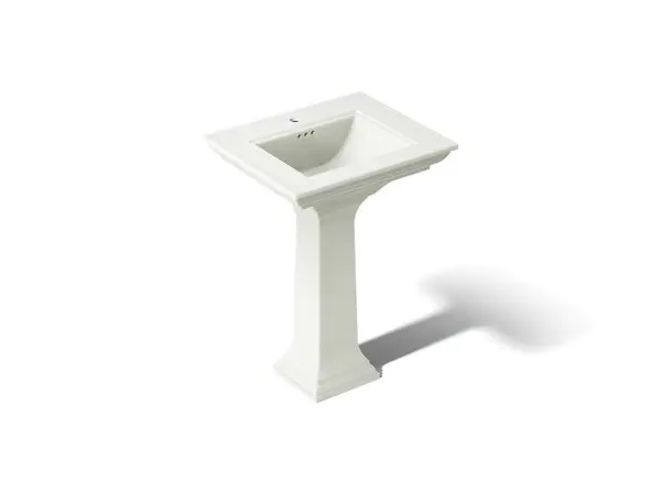 KOHLER Memoirs Stately 25" Rectangular Pedestal Bathroom Sink - One-color