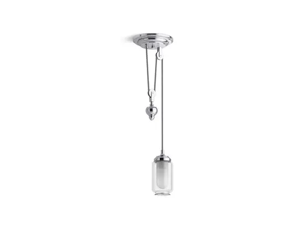 KOHLER Artifacts 4" Adjustable Pendant - Polished Chrome