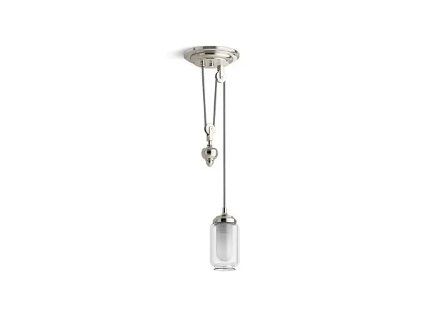 KOHLER Artifacts 4" Adjustable Pendant - Polished Nickel